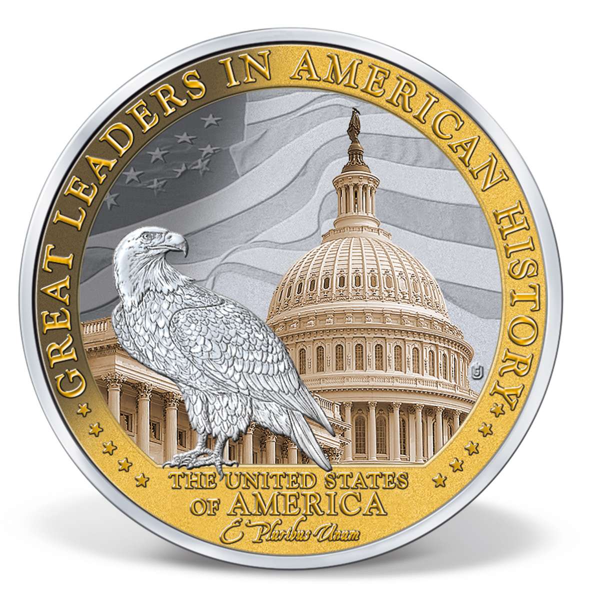 Abraham Lincoln - Great Leader Commemorative Coin | Silver-Plated ...