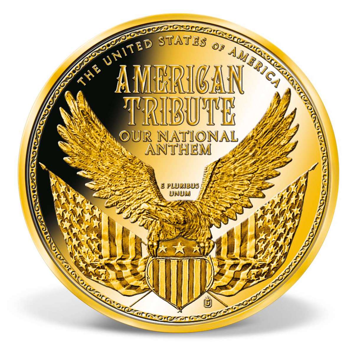 Dawn´s Early Light Commemorative Coin | Gold-Layered | Gold | American Mint