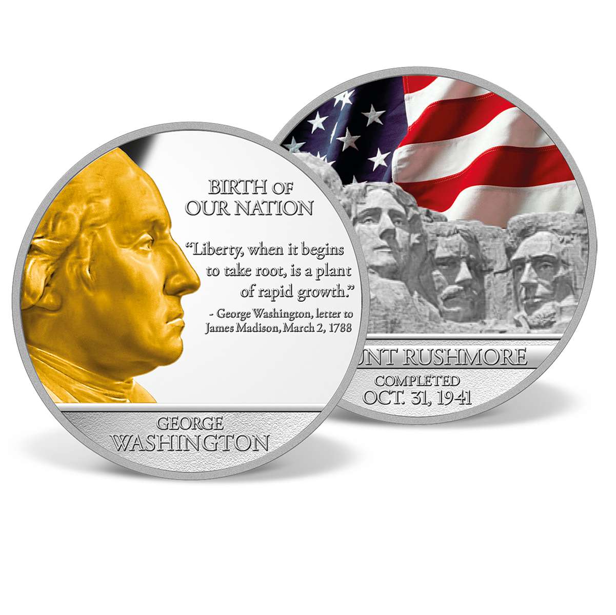 Mount Rushmore Commemorative Coin For Sale | American Mint