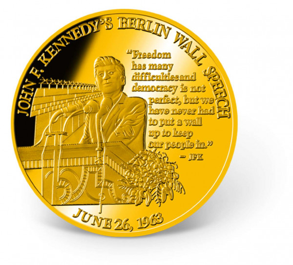 The Life and Legacy of JFK Coin Set | Gold-Layered | Gold | American Mint