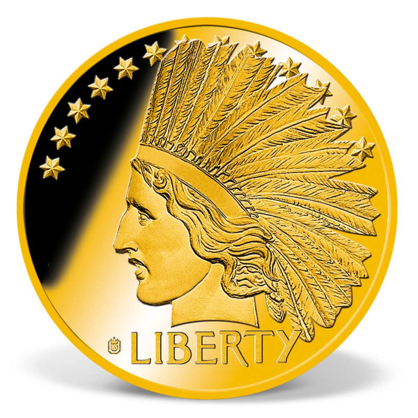 1907 Indian Head Gold Double Eagle Replica | American Mint