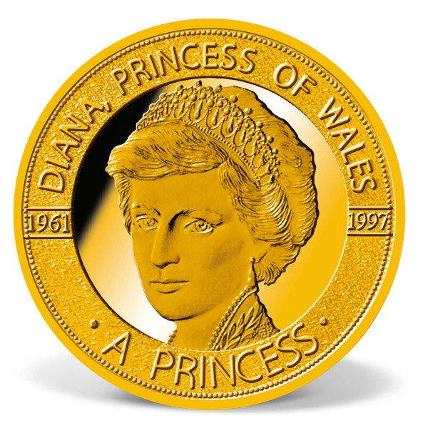 Diana - Princess of Wales Commemorative Gold Coin | Solid Gold | Gold ...