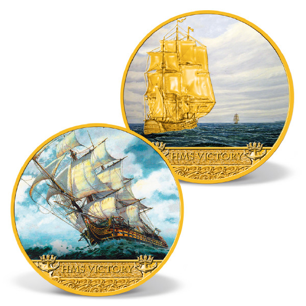 250th Anniversary HMS Victory Set | Gold-Layered | Gold | American Mint