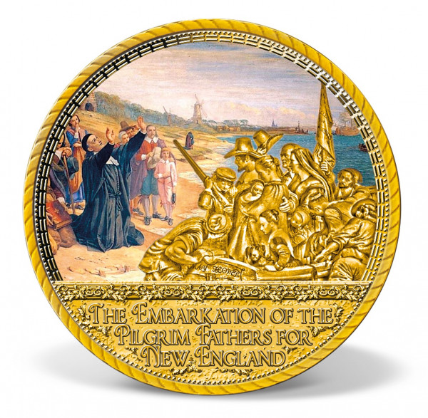 The Mayflower Coin Set | Gold-Layered | Gold | American Mint