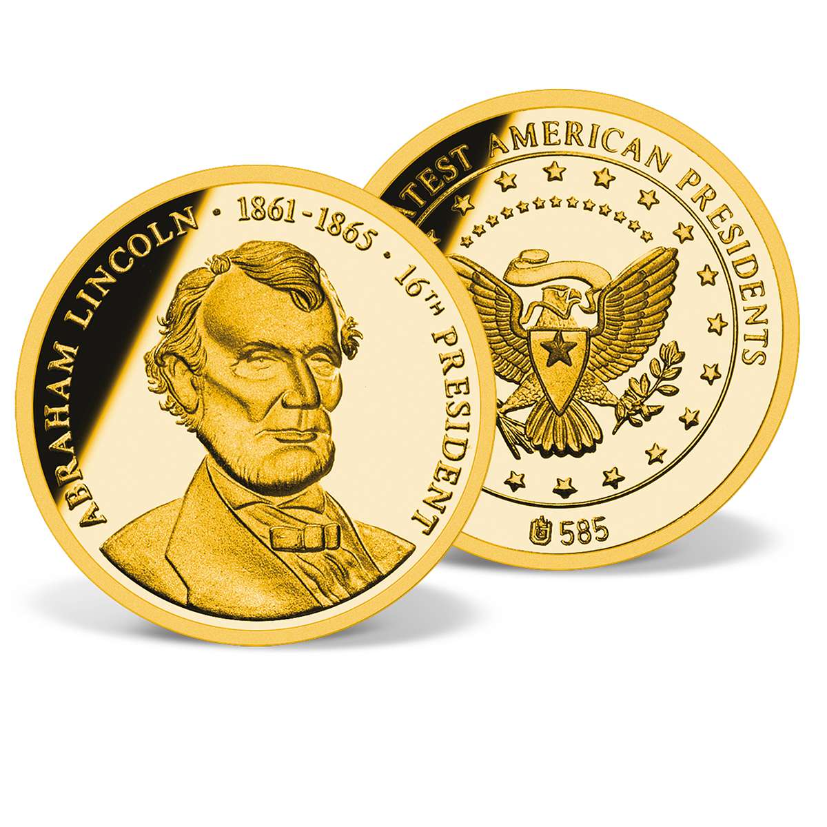 Abraham Lincoln Commemorative Gold Coin | Solid Gold | Gold | American Mint