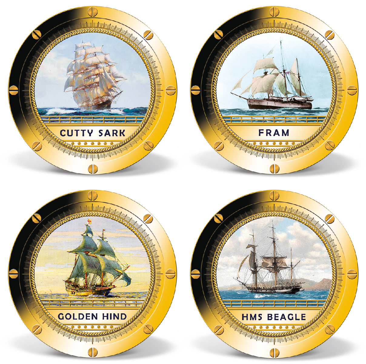 Famous Ships of the World Coin Set | Nostalgia/20th Century ...