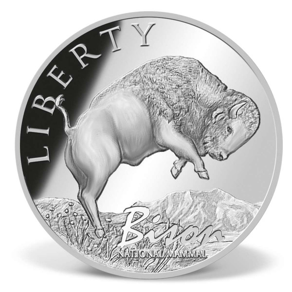 Bison National Mammal Commemorative Coin | American Mint