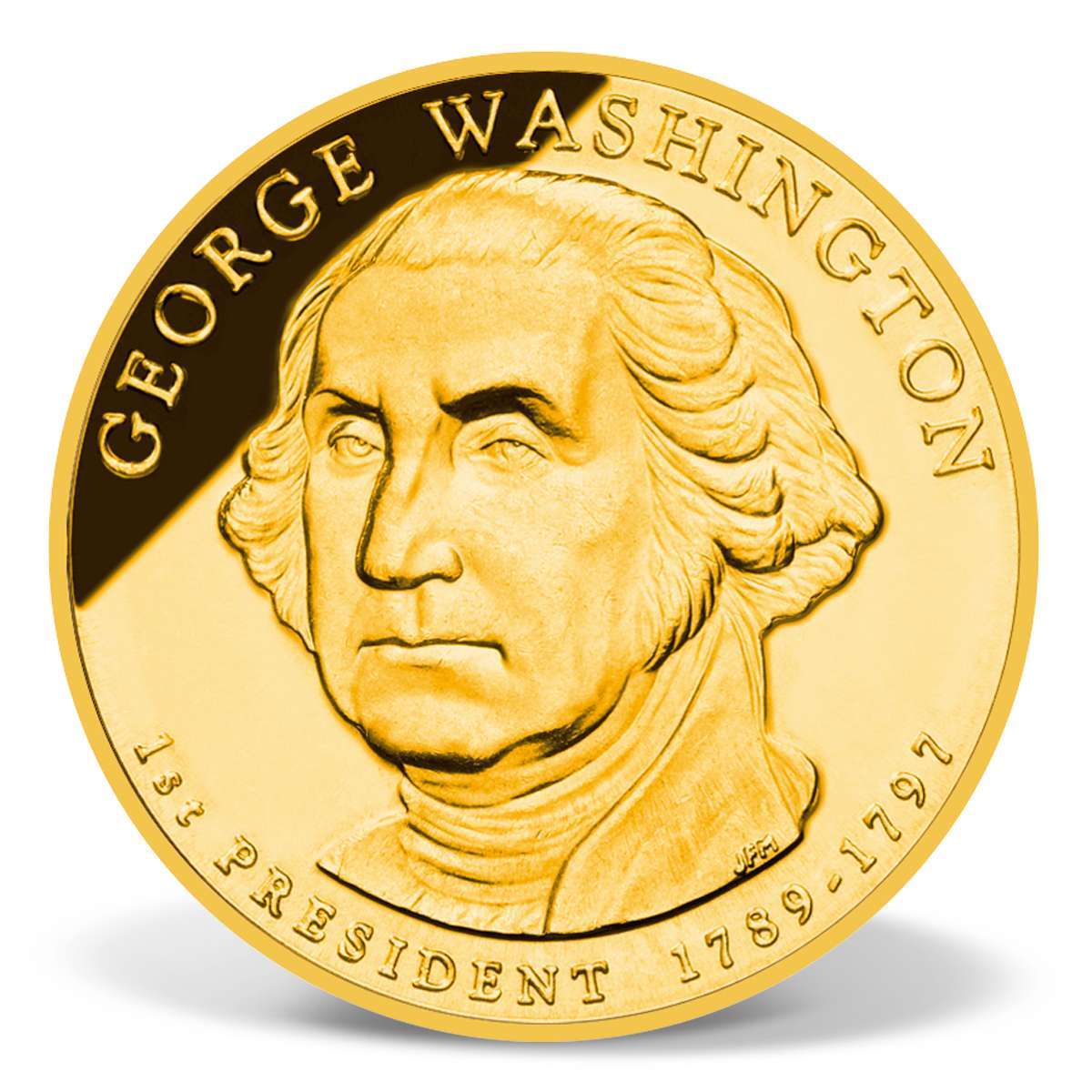 George Washington Presidential Coin Tribute | Gold-Layered | Gold ...