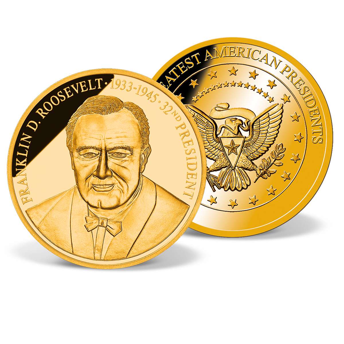 Franklin D. Roosevelt Commemorative Gold Coin | Solid Gold | Gold ...