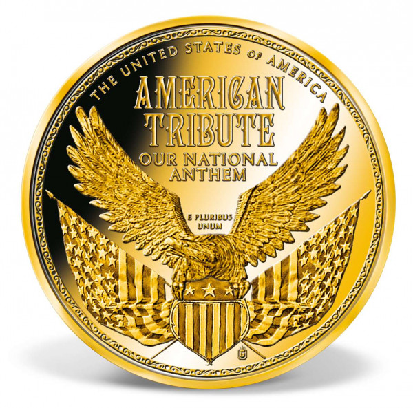 Dawn´s Early Light Commemorative Coin | Gold-Layered | Gold | American Mint