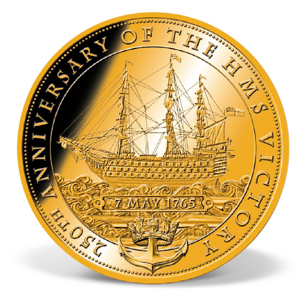 250th Anniversary HMS Victory Set | Gold-Layered | Gold | American Mint